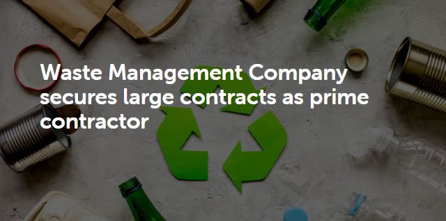 Tender Victory | Case Study. - Waste Management Company Secures Large ...